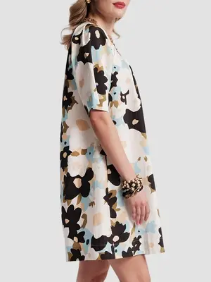 FRANCES VALENTINE Virginia Printed Minidress