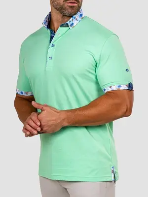 MACEOO Newton Marthyr Polo Shirt - Green