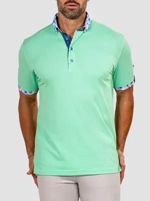 MACEOO Newton Marthyr Polo Shirt - Green
