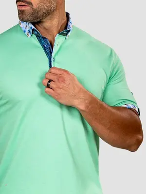 MACEOO Newton Marthyr Polo Shirt - Green