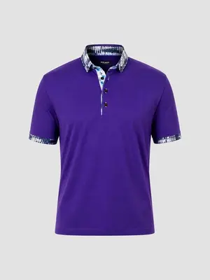 MACEOO Newton Marthyr Polo Shirt - Purple