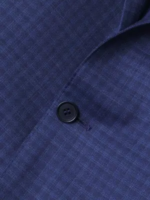 Canali Micro-plaid Wool Business Sport Coat