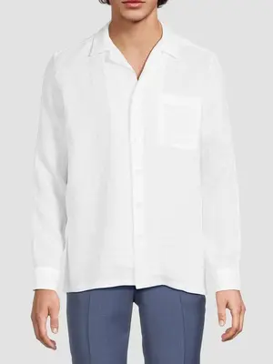 Canali Linen Modern Fit Shirt