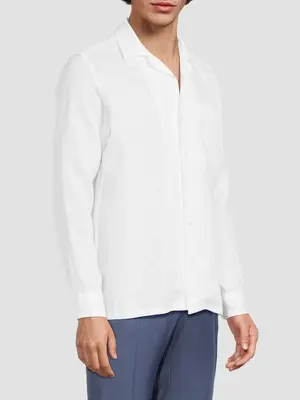 Canali Linen Modern Fit Shirt