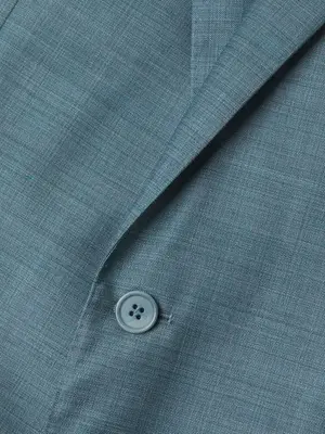 Canali Denim-effect Wool Single-breasted Suit