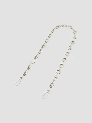 Loewe Donut Chain Stainless Steel Shoulder Strap Silver