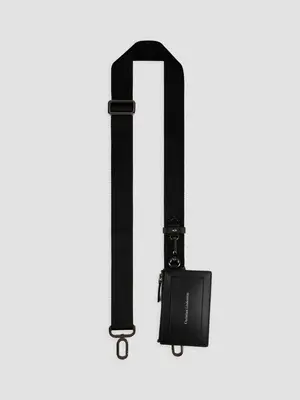 CHRISTIAN LOUBOUTIN Kosmica Leather Crossbody Bag - Black