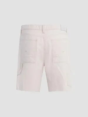 Hudson Jeans Carpenter Denim Shorts - Ecru