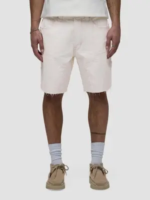 Hudson Jeans Carpenter Denim Shorts - Ecru