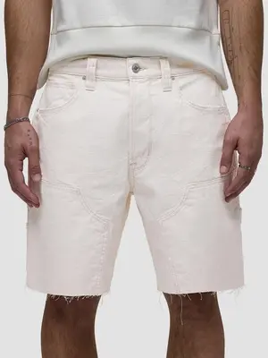 Hudson Jeans Carpenter Denim Shorts - Ecru