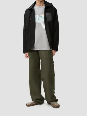Loewe Hooded Nylon-blend Jacket