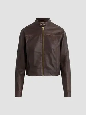 Hudson Jeans Leather Moto Jacket