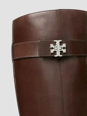 Tory Burch Turnlock Leather Riding Boots
