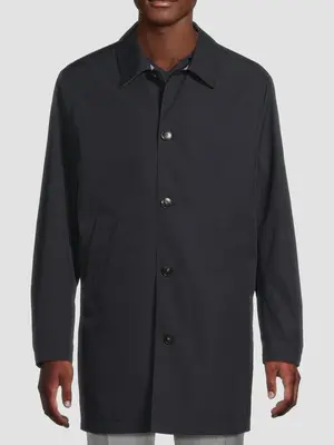 Canali Silk Touch Shirt Jacket