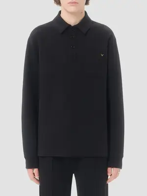 Valentino Garavani Cotton Polo Shirt With Vgold