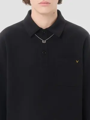 Valentino Garavani Cotton Polo Shirt With Vgold
