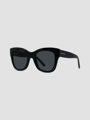 Givenchy City 53mm Geometric Sunglasses - Black