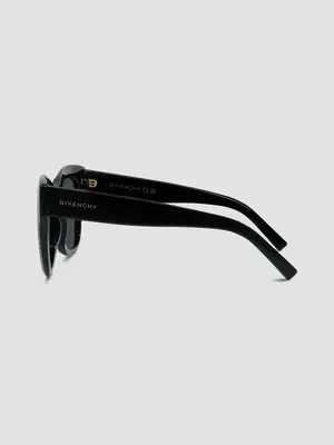 Givenchy City 53mm Geometric Sunglasses - Black