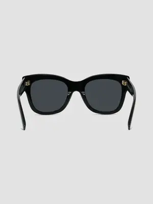 Givenchy City 53mm Geometric Sunglasses - Black