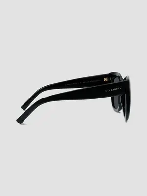 Givenchy City 53mm Geometric Sunglasses - Black