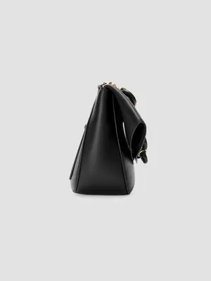 Loewe Ola Medium Leather Shoulder Bag - Black