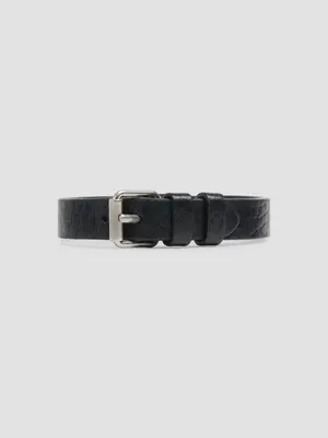 Valentino Garavani Vlogo Signature Grainy Calfskin Bracelet