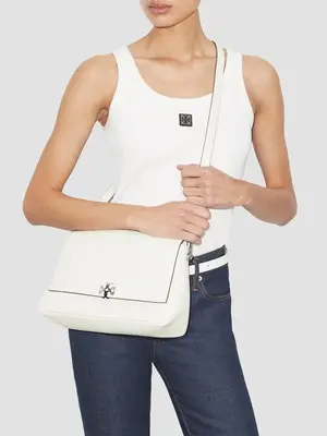 Tory Burch Charlie Leather Shoulder Bag