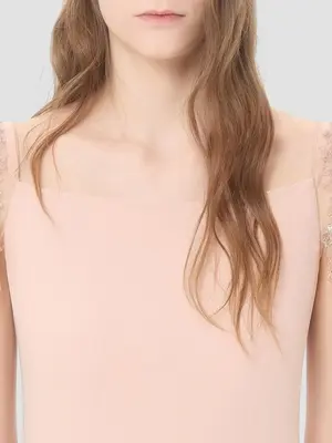 Valentino Garavani Embroidered Couture Cady Long Dress