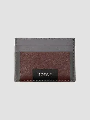 Loewe Albers Leather Card Case - Ardesia Deep Ruby
