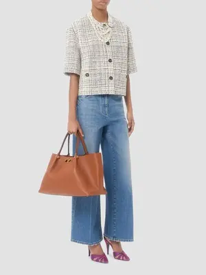 Valentino Garavani Large Soft Leather Shopping Bag