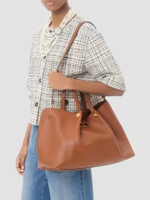 Valentino Garavani Large Soft Leather Shopping Bag