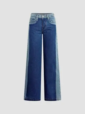Hudson Jeans Rylee Low-rise Wide-leg Jeans - Double Take