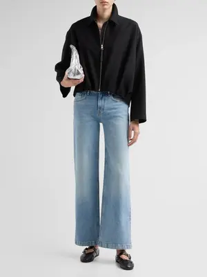 Hudson Jeans Rylee Low-rise Wide-leg Jeans - Enlighten