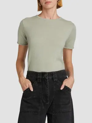 Co Cashmere & Silk Knitted T-shirt