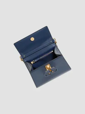 Valentino Garavani Small V-sling Grainy Calfskin Handbag