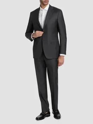 Canali Wool Single-breasted Suit
