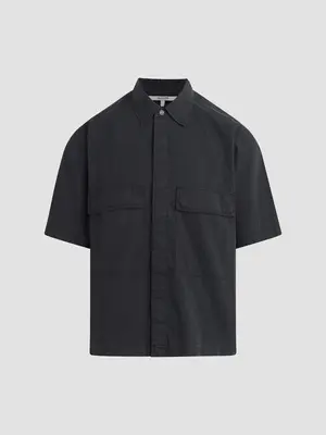 Hudson Jeans Utility Short-sleeve Shirt - Black