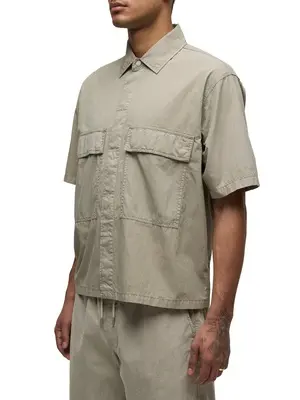 Hudson Jeans Utility Short-sleeve Shirt - Laurel