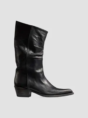 Khaite Clive Leather Boots