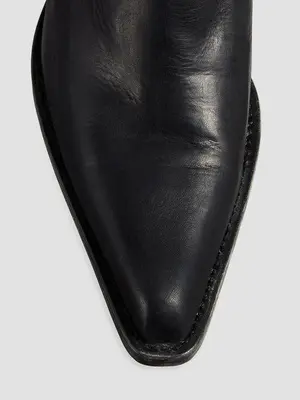 Khaite Clive Leather Boots