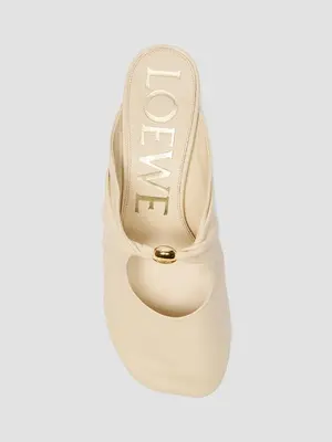 Loewe Pebble 45mm Leather Mules