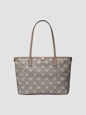 Tory Burch Small T Monogram Jacquard Tote Bag