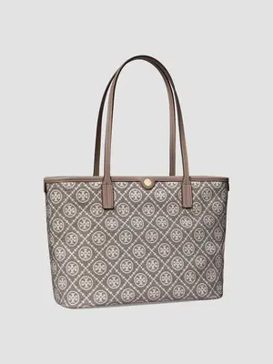 Tory Burch Small T Monogram Jacquard Tote Bag