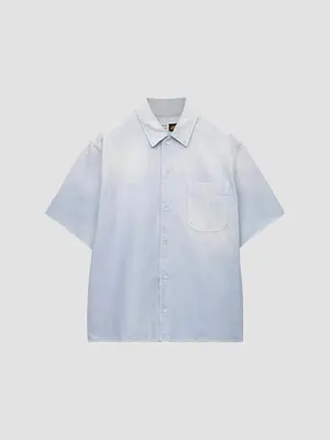 Loewe X Paula's Ibiza Monogram Short-sleeve Shirt - Sky Blue