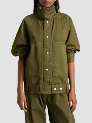 Co Tton Bomber Jacket