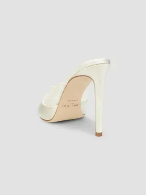 JIMMY CHOO Brigitte 100mm Lace Stiletto Mules