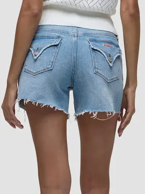 Hudson Jeans Devon Raw-edge Boyfriend Denim Shorts