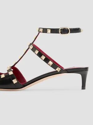 Valentino Garavani Rockstud 40mm Kidskin Pumps - Black