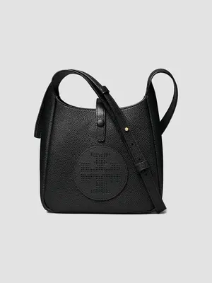 Tory Burch Miller Swing Leather Crossbody Bag - Black