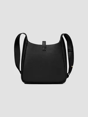 Tory Burch Miller Swing Leather Crossbody Bag - Black